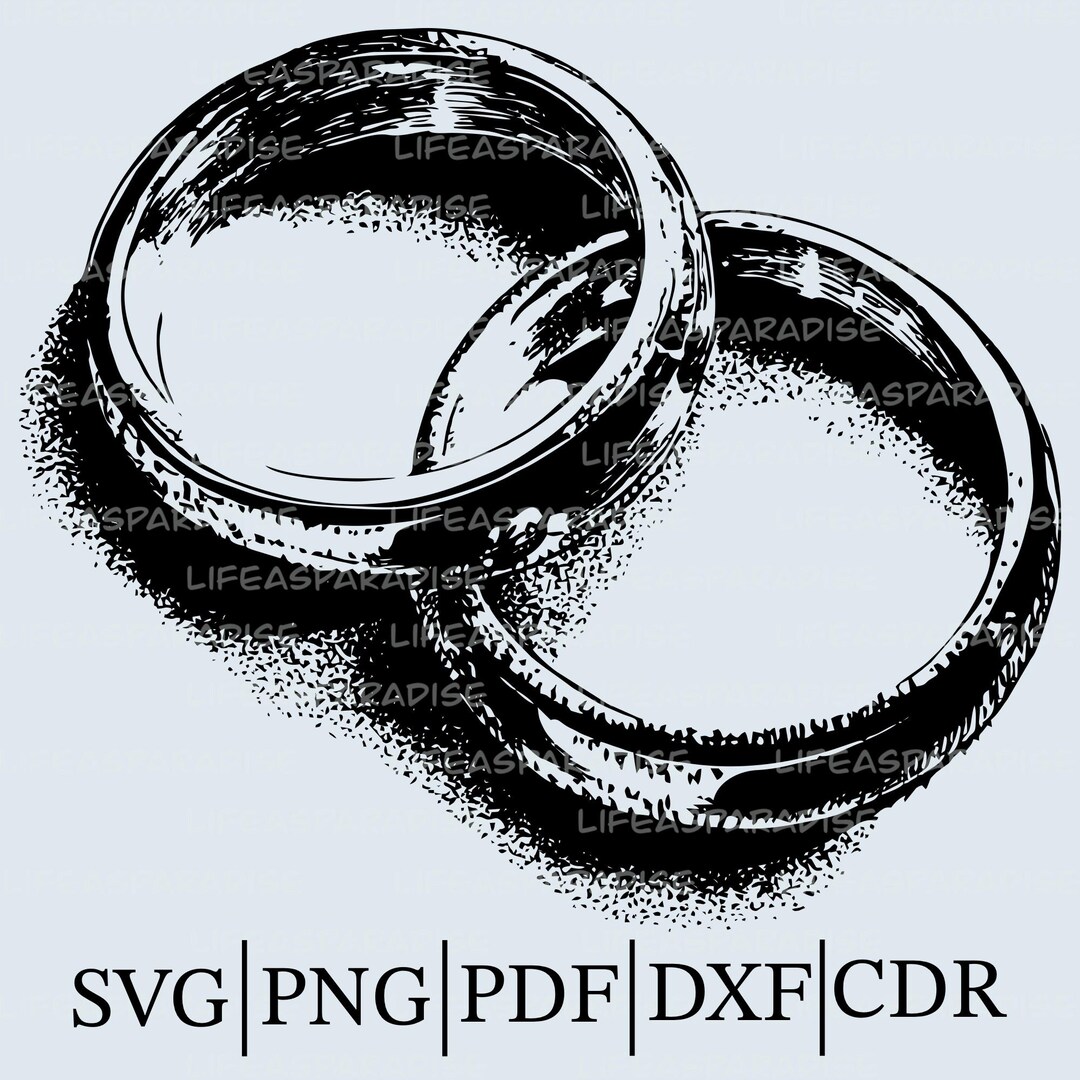 4 Engagement Ring, Wedding Rings, Svg Files for Cricut, Love Svg, Just ...
