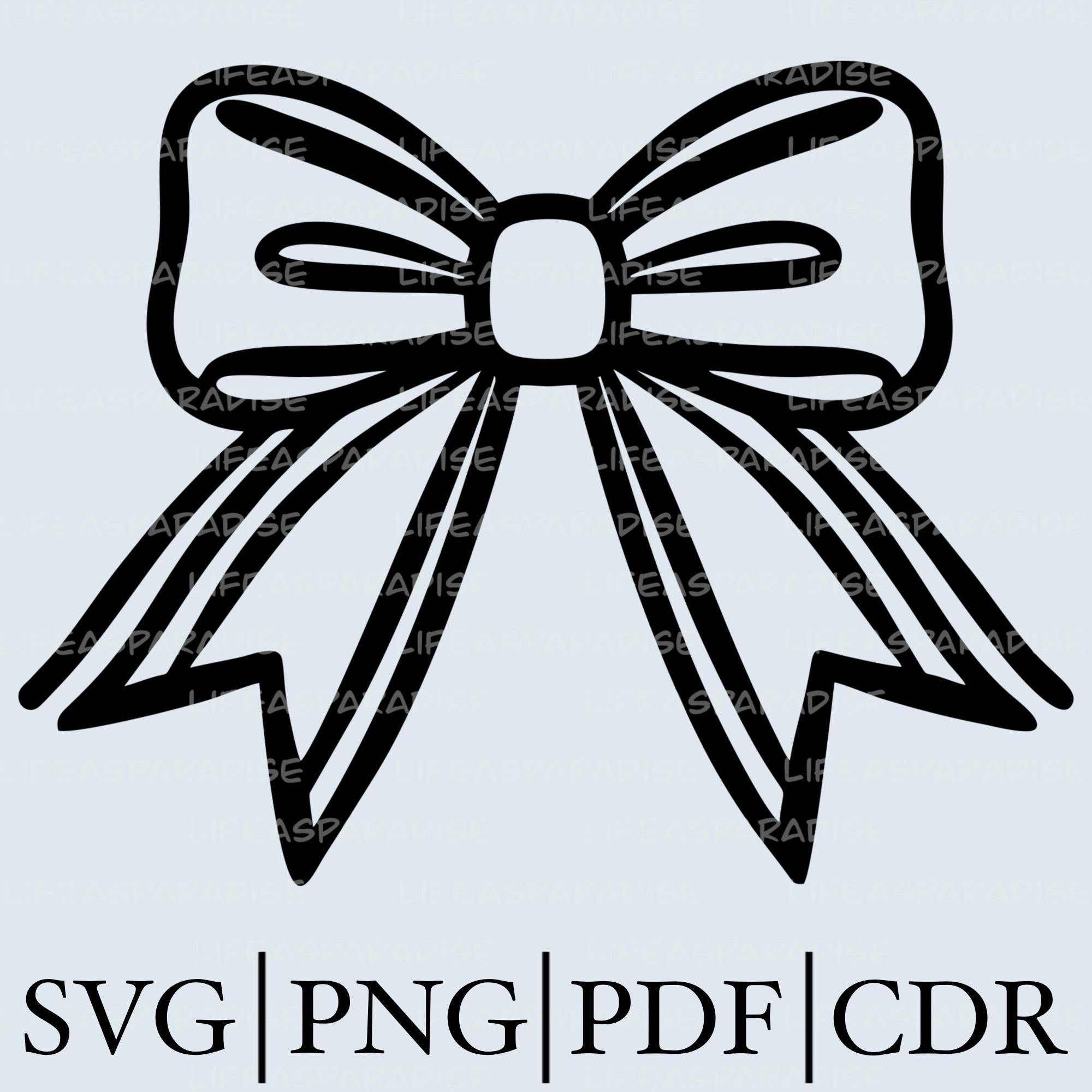 5 Bow Svg, Cheer Bow Svg, Hair Bow Svg, Cartoon Bow Svg, Ribbon Bow Svg ...