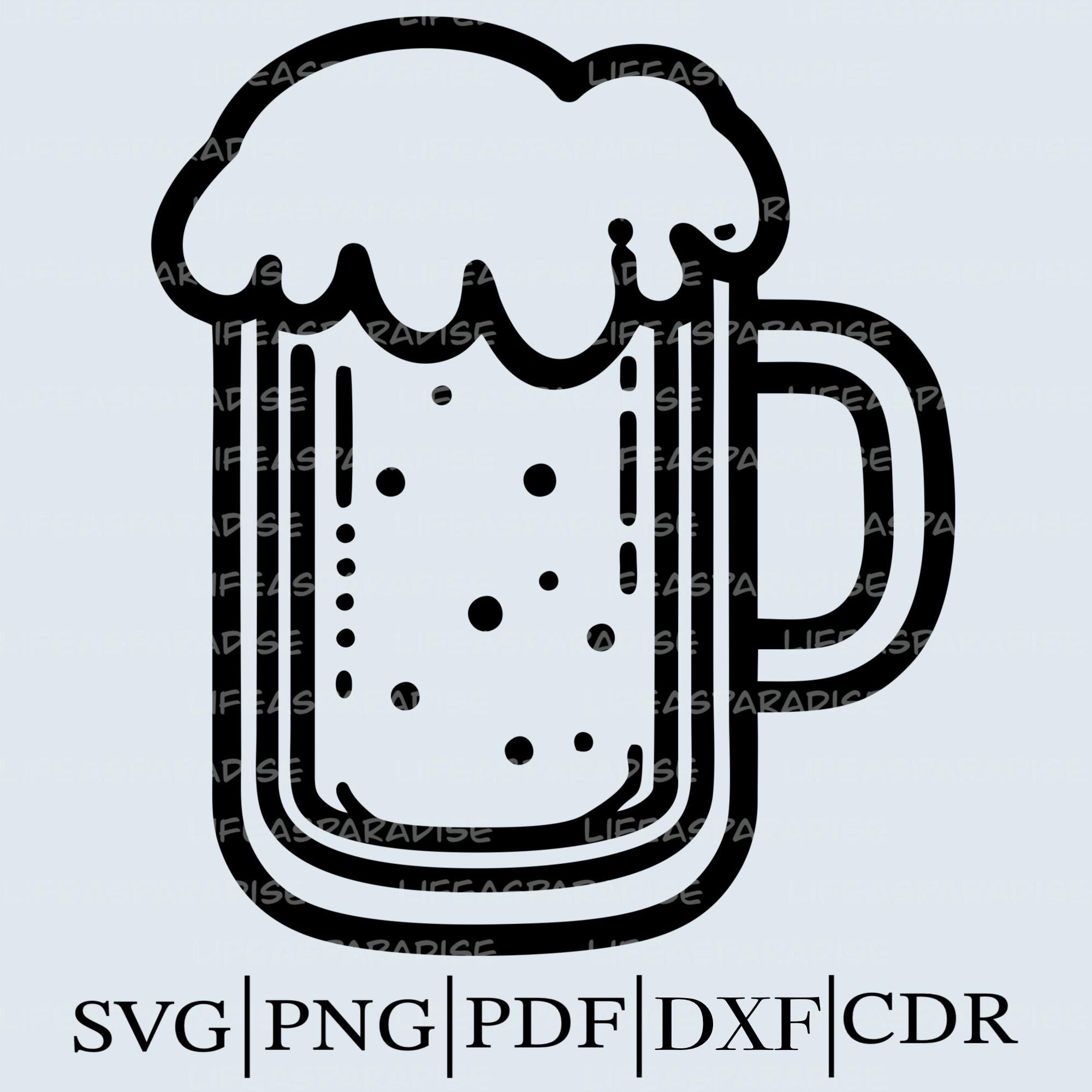 5 Beer Mug Svg, Beer Coozie,beer Poster, Beer Lover, Beer Steins ...