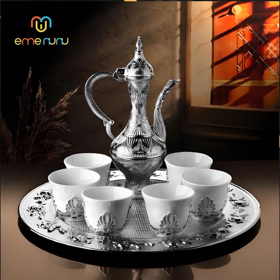 Luxury Porcelain Cups for Arabic Coffee Set – Elegant Islamic Drinkware ...