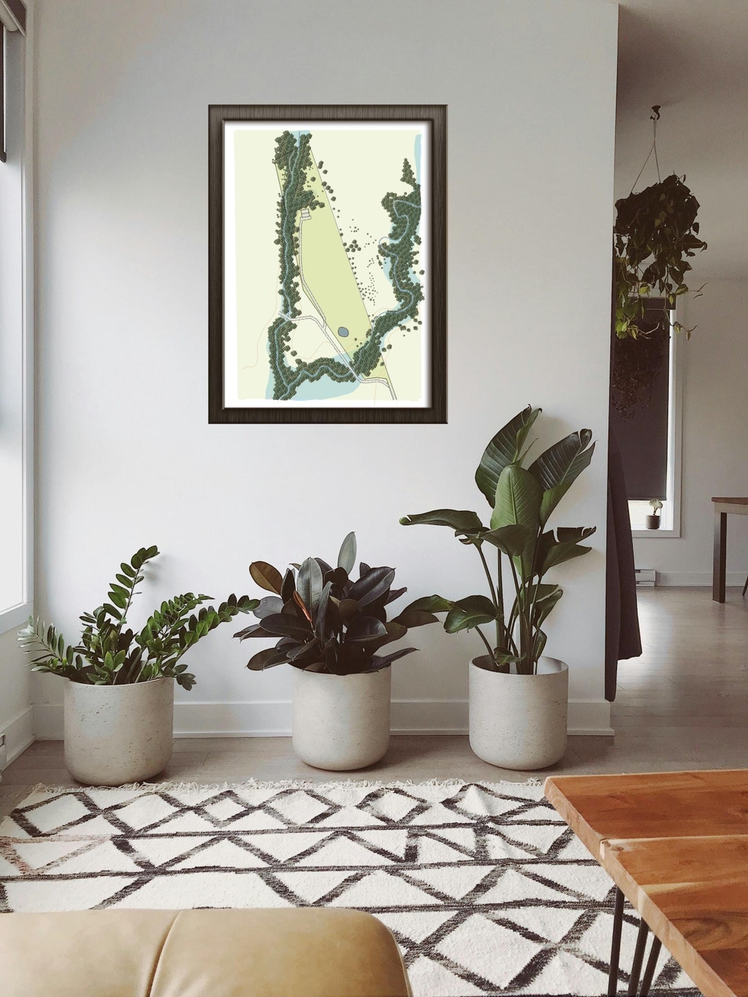 CUSTOM Map Prints, Land Map Illustrations, Christmas Gift Art ...