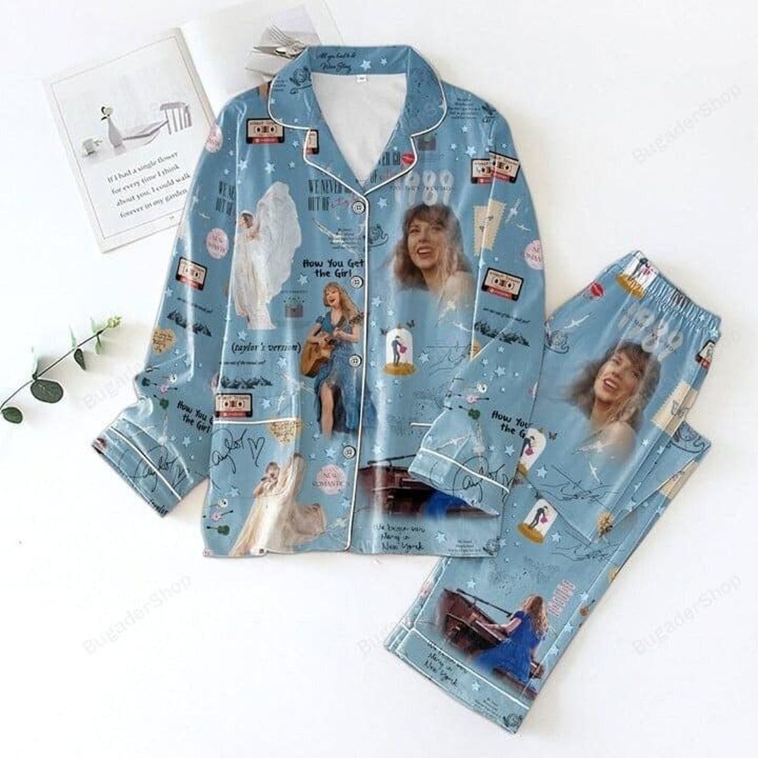 Taylor 1989 Pajamas Set, Taylor Swift Eras Tour Pajamas Set, Swiftie ...