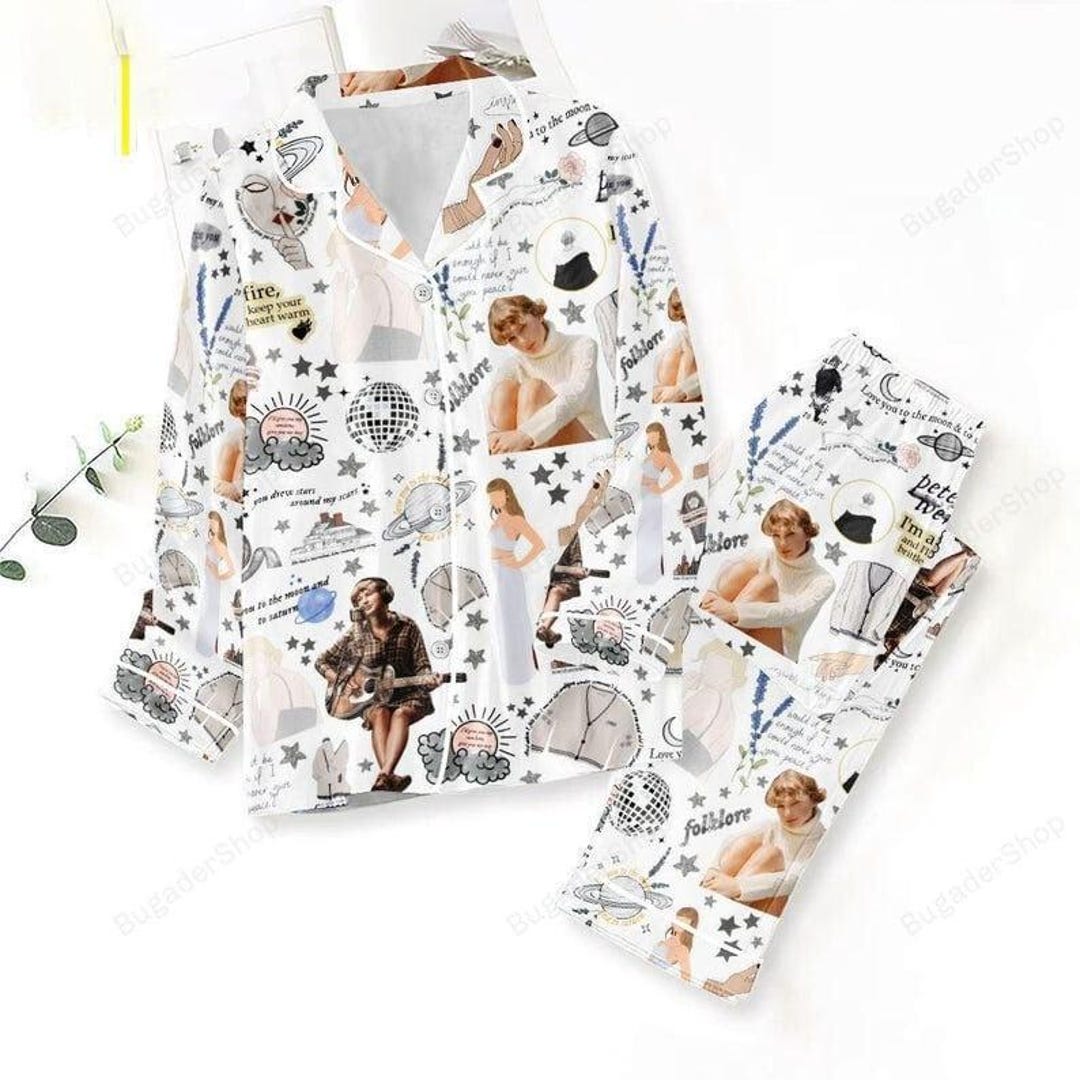 Taylor Swift All Hit Album Eras Tour Pajamas Set, Taylor Eras Tour ...