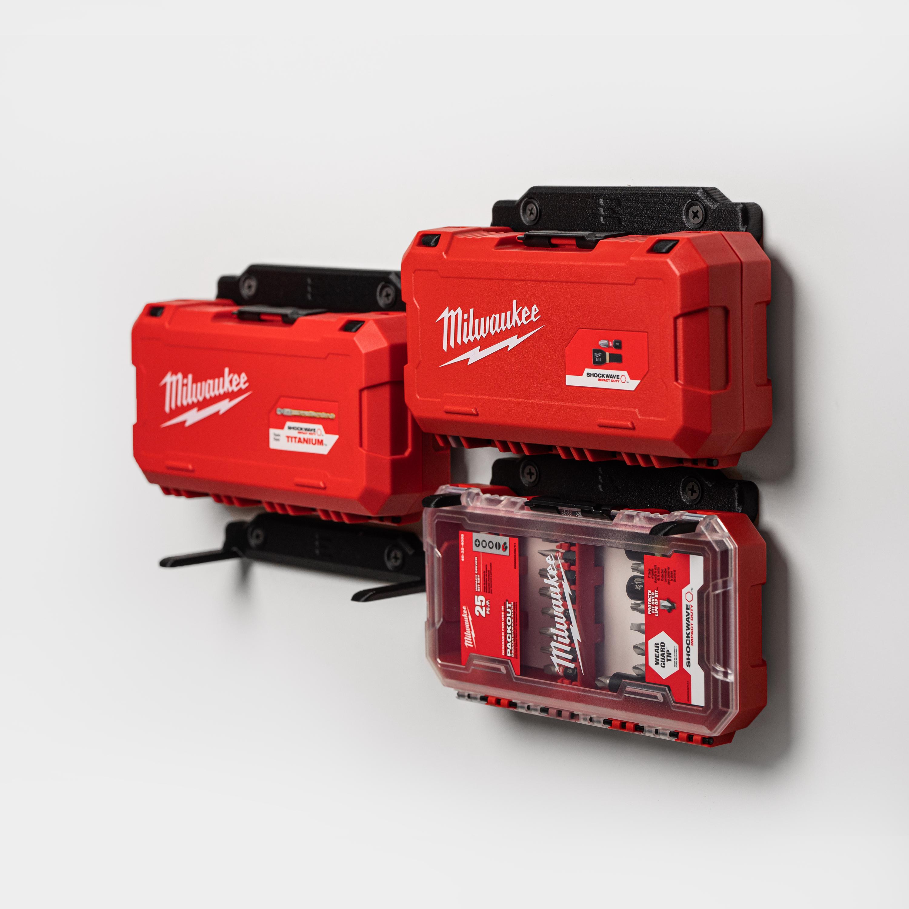 Milwaukee Gen 2 Drill Bit Box Wall Mounts (4 Pack) - Etsy