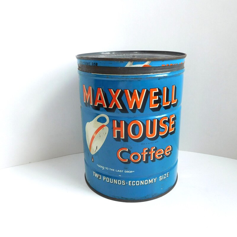 Vintage Coffee Cans - Etsy