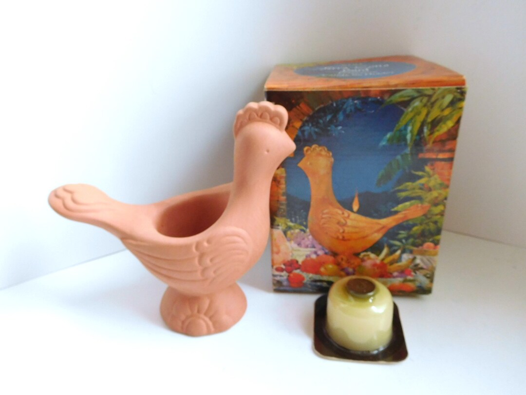Vintage 1970s Avon Terra Cotta Bird Planter or Candle Holder - Etsy