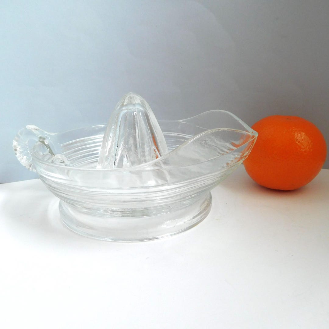 Vintage Clear Glass Juicer Reamer for Citrus Juicing - Etsy