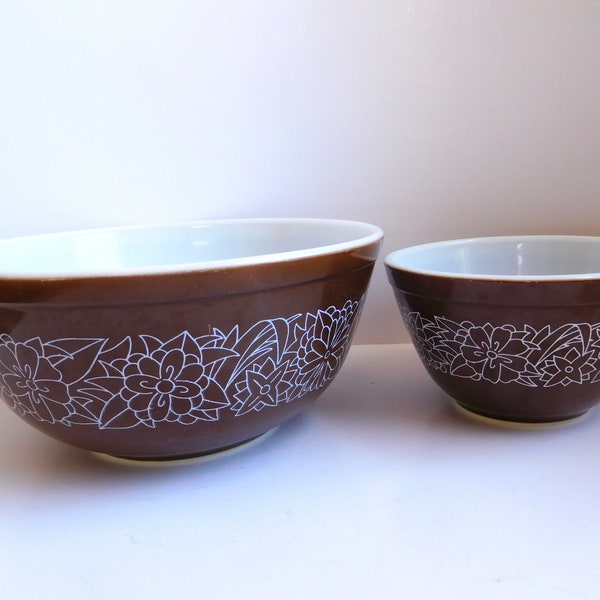 Brown Pyrex Bowls - Etsy