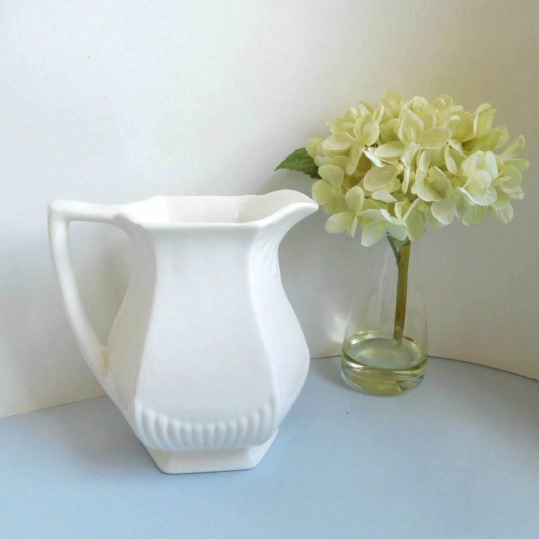 Vintage English Ironstone Pitcher Adams and Sons Classical Style - Etsy