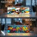 Graffiti Art LED Lightbox: Handmade Urban Street Style Lamp With Remote ...