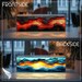Handmade Marble Pattern LED Lightbox: Dimmable Abstract Stone Art Lamp ...