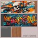 Graffiti Art LED Lightbox: Handmade Urban Street Style Lamp With Remote ...