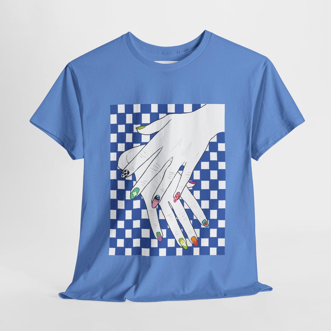 Retro Checkerboard Tee, Vintage Style Shirt, Black and White Checkered ...