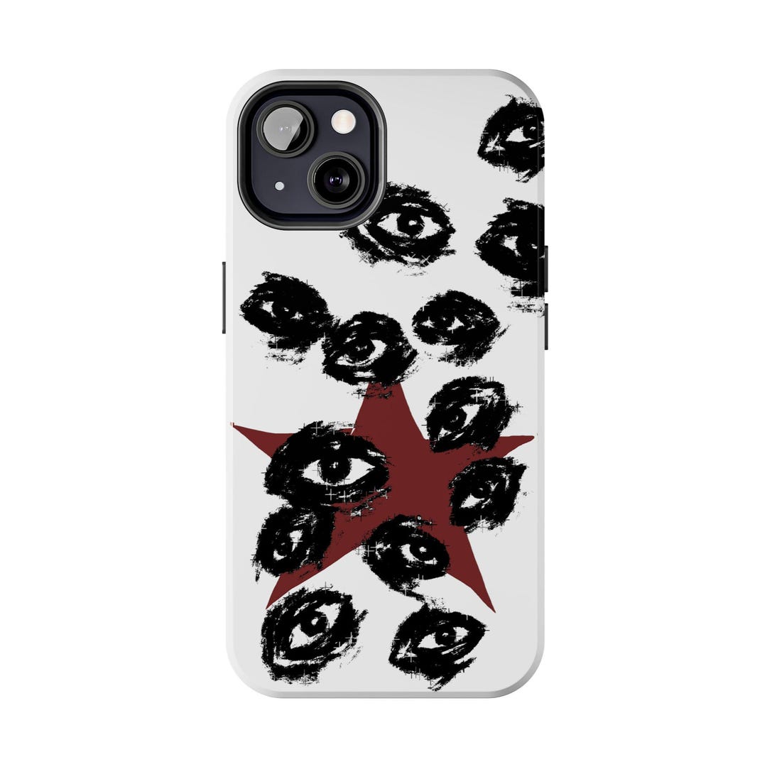Grunge Phone Case, Mysterious Eyes Tough Phone Cases, Dark Vibe ...