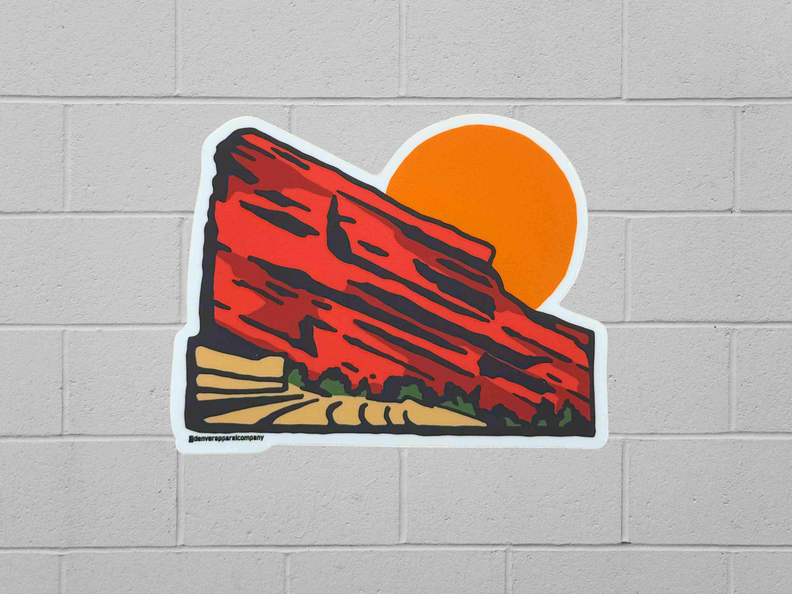 Red Rocks Sticker | Denver Colorado Sticker - Etsy