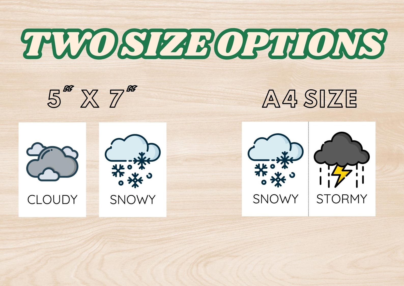 15 Weather Flashcards, Educational Printable Cards, Meteorology, Kids ...