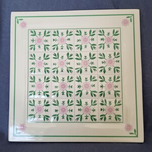 Hill Design Celebration of American Quilts Rose of Sharon Ceramic Tile ...