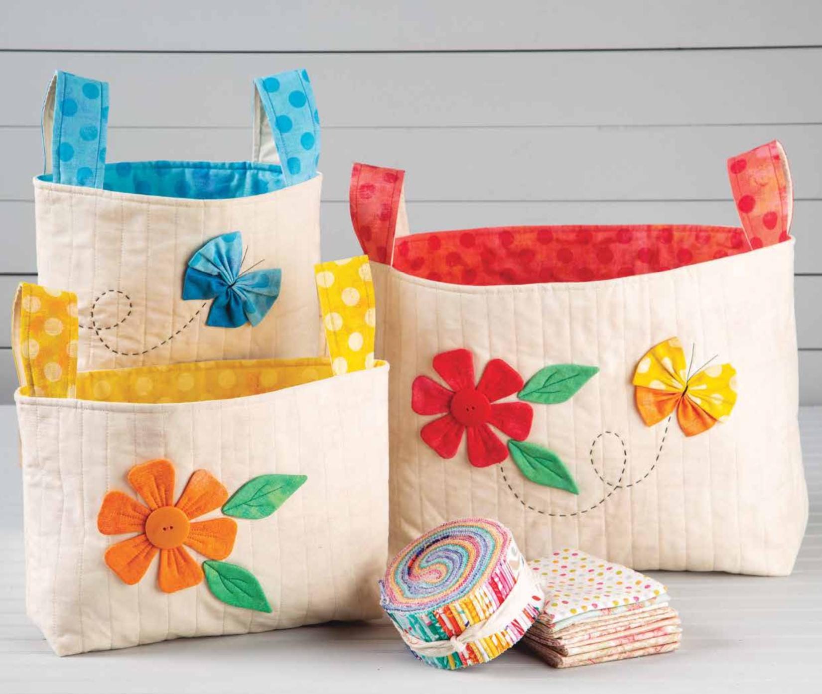Quilt Pattern, Quilt Baskets, Sewing Pattern, Basket Sewing Pattern ...