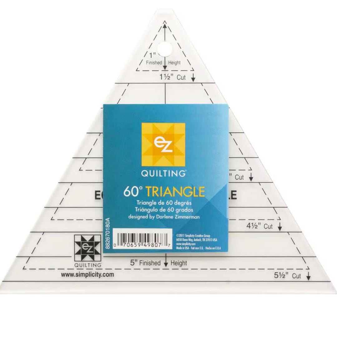 EZ Quilting Companion Angle Triangle Ruler, Quilting Ruler, Triangle ...