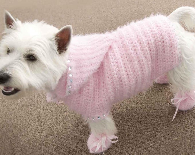 Crochet Pattern, Dog Sweater, Crochet Dog Sweater, Crochet Dog Clothes ...