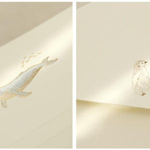 Gold Detail Sea Stationery Set Letter Writing Set With Envelopes ...