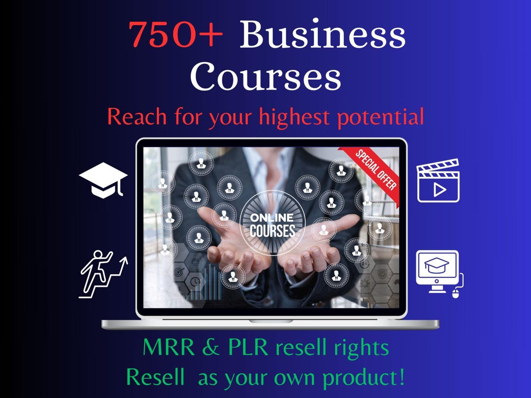 750+ Business Courses | PLR, MRR & Resell Rights for Passive Income ...