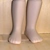 Antique Doll Legs, Parian - China Doll Lower Legs, Victorian Doll Boots ...