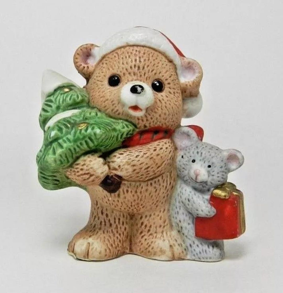 Vintage HOMCO Porcelain Bear Figurine - #5254 - Bear With Baby Bear ...