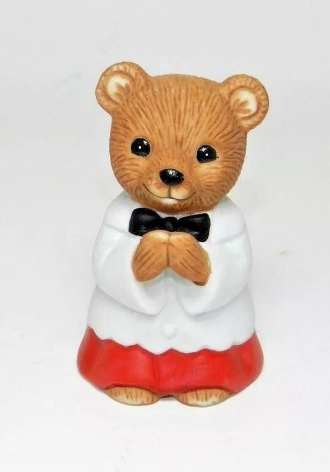 Vintage HOMCO Porcelain Bear Figurine - Series #5100 - Praying Choir ...