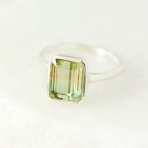 Lime Green Ring - Etsy