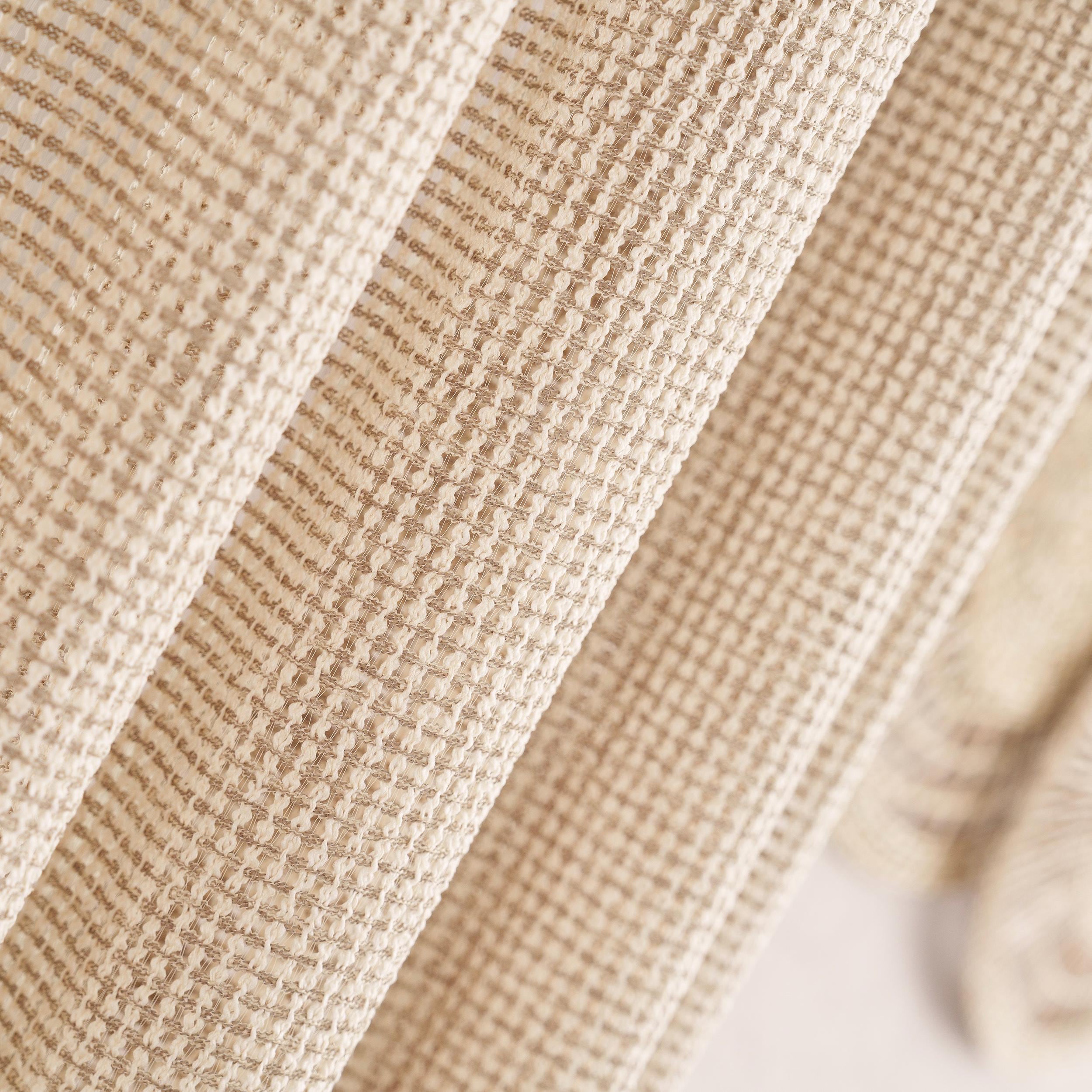 Neutral Tone Background Curtains, Jacquard Rod Pocket Curtains for ...