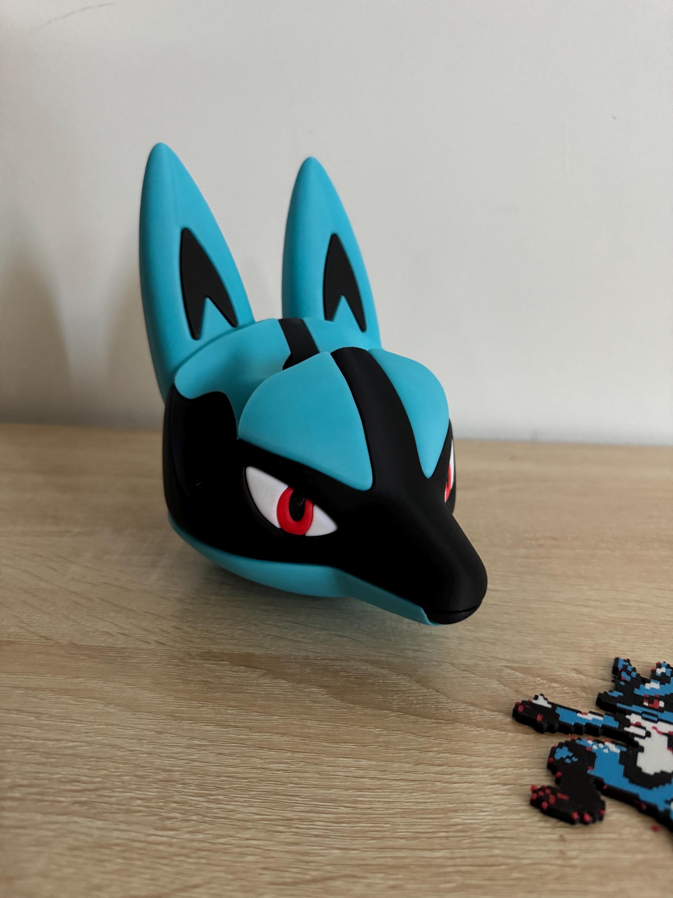 Lucario Pokemon Joystick Controller Holder for Xbox Ps5 Free Keychain ...