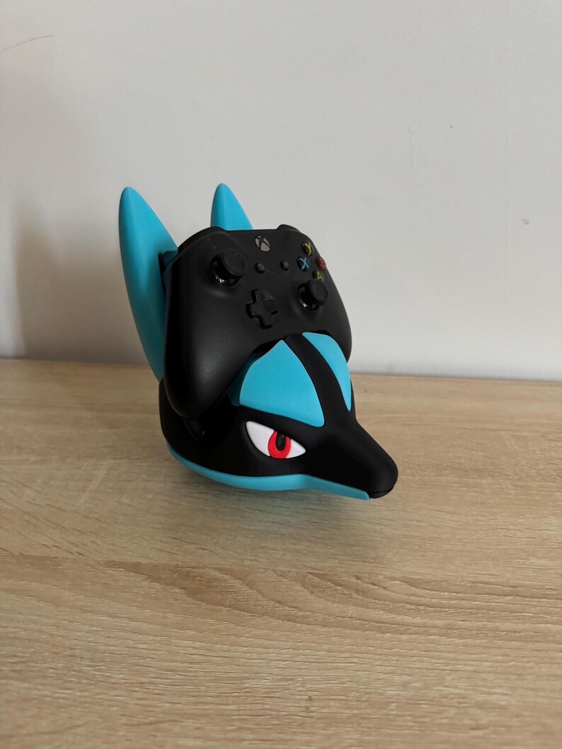 Lucario Pokemon Joystick Controller Holder for Xbox Ps5 Free Keychain ...