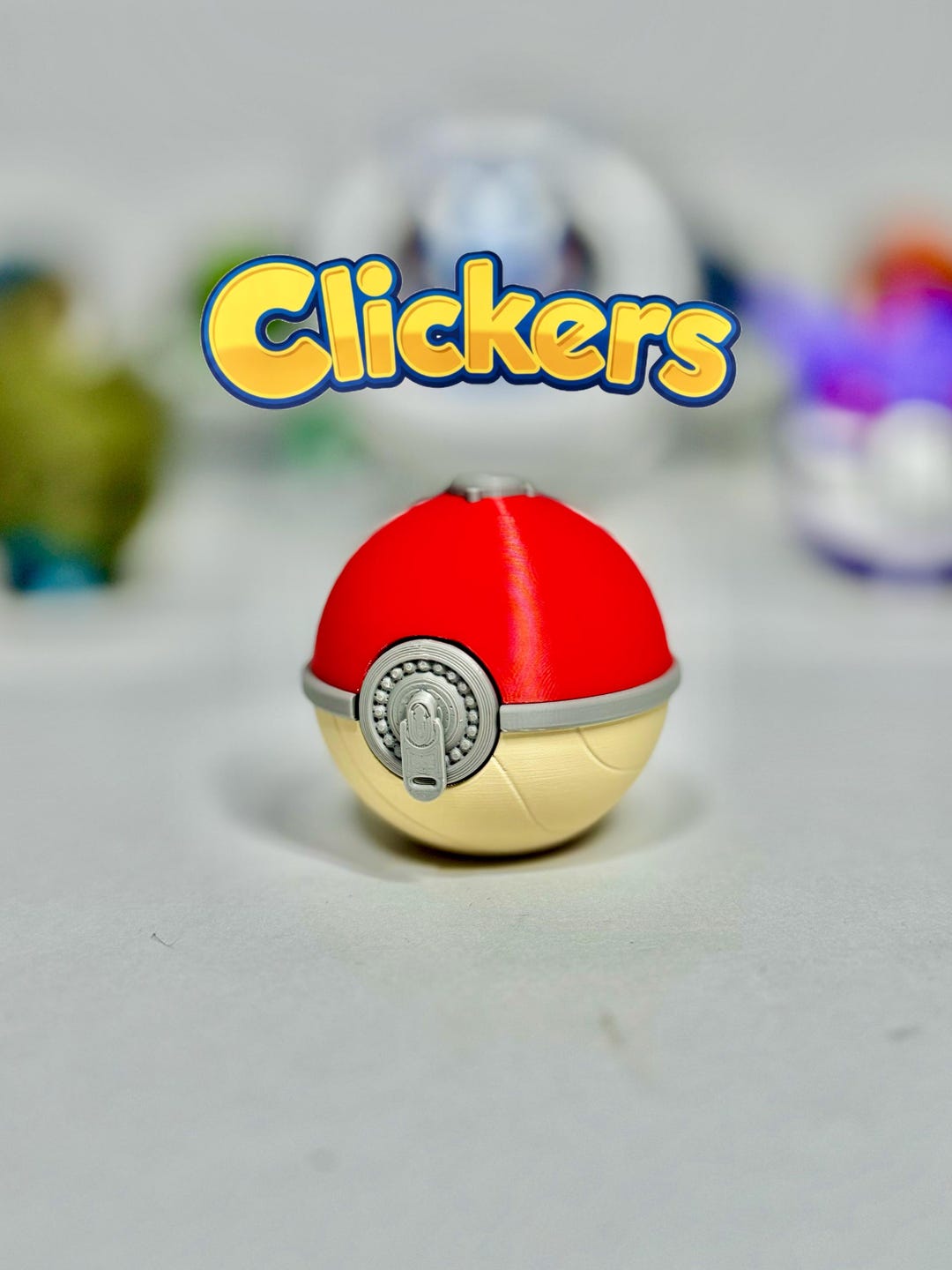 Hisu Clicker Pokeballs - Etsy