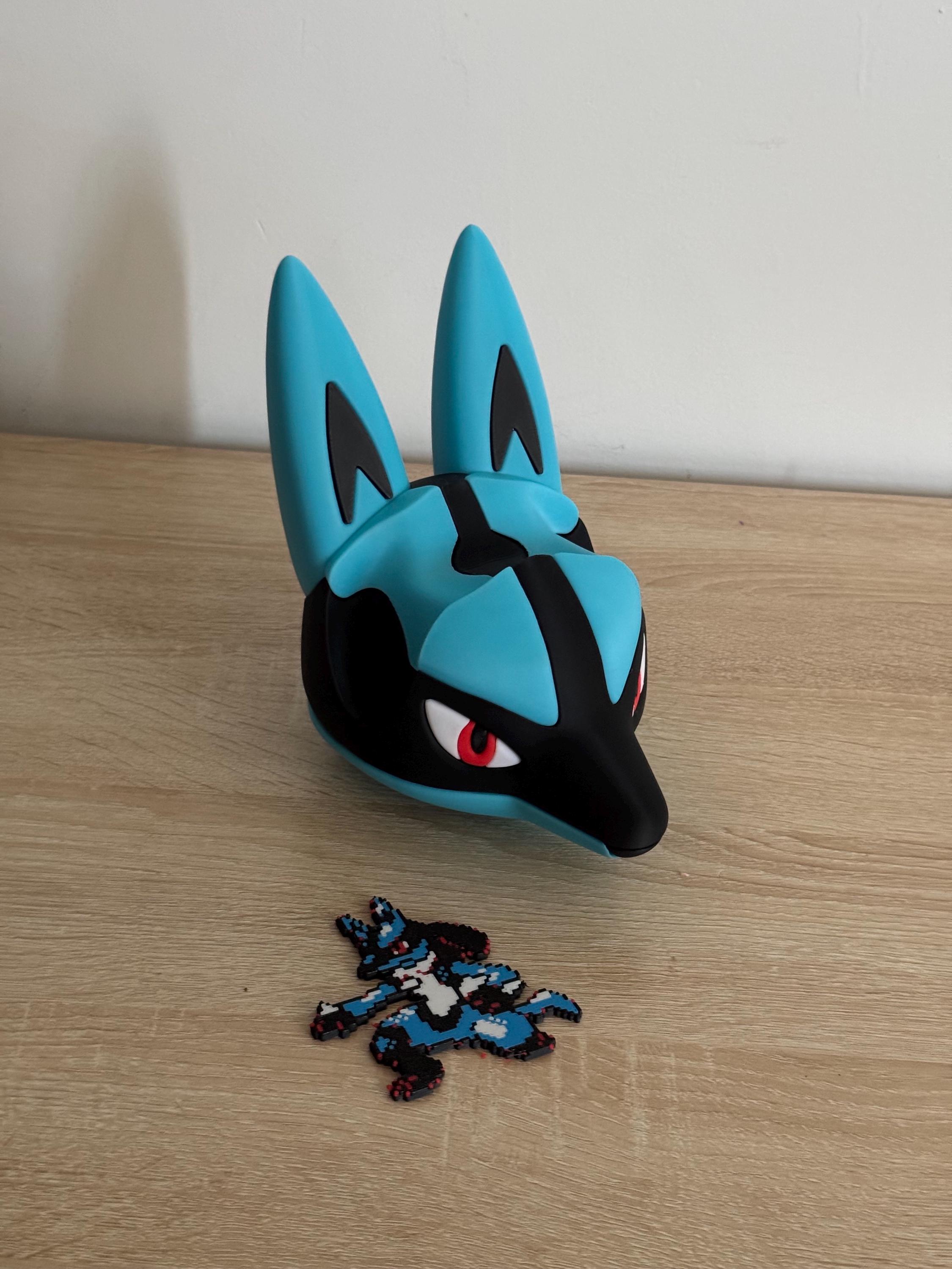 Lucario Pokemon Joystick Controller Holder for Xbox Ps5 Free Keychain ...