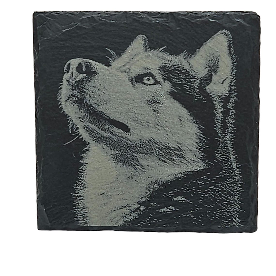 Laser Engraved Dog Slate Coaster Set: Dog Lover Gift - Etsy