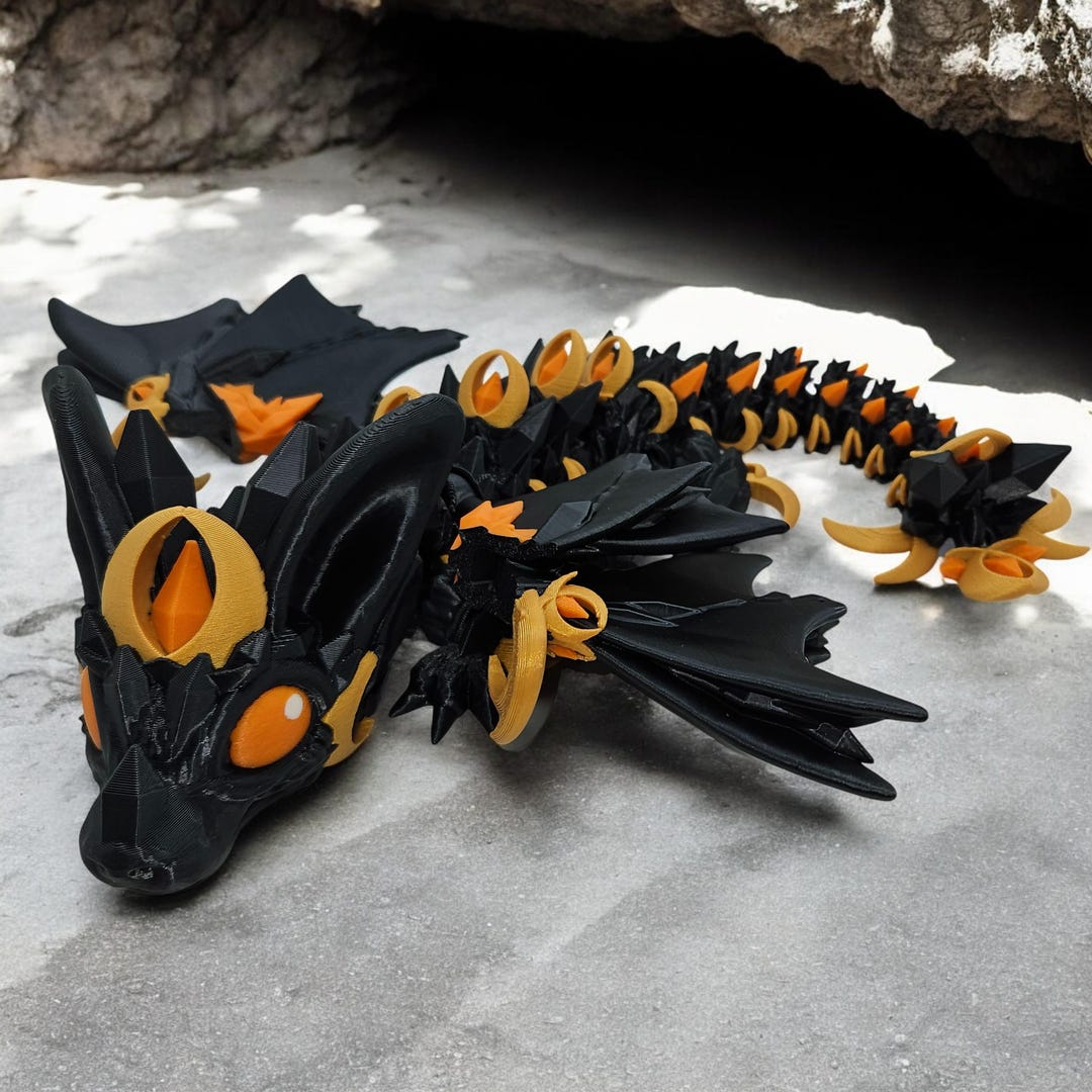 3D Printed Baby Nightwing Dragon: Multi-color Fidget Toy - Etsy