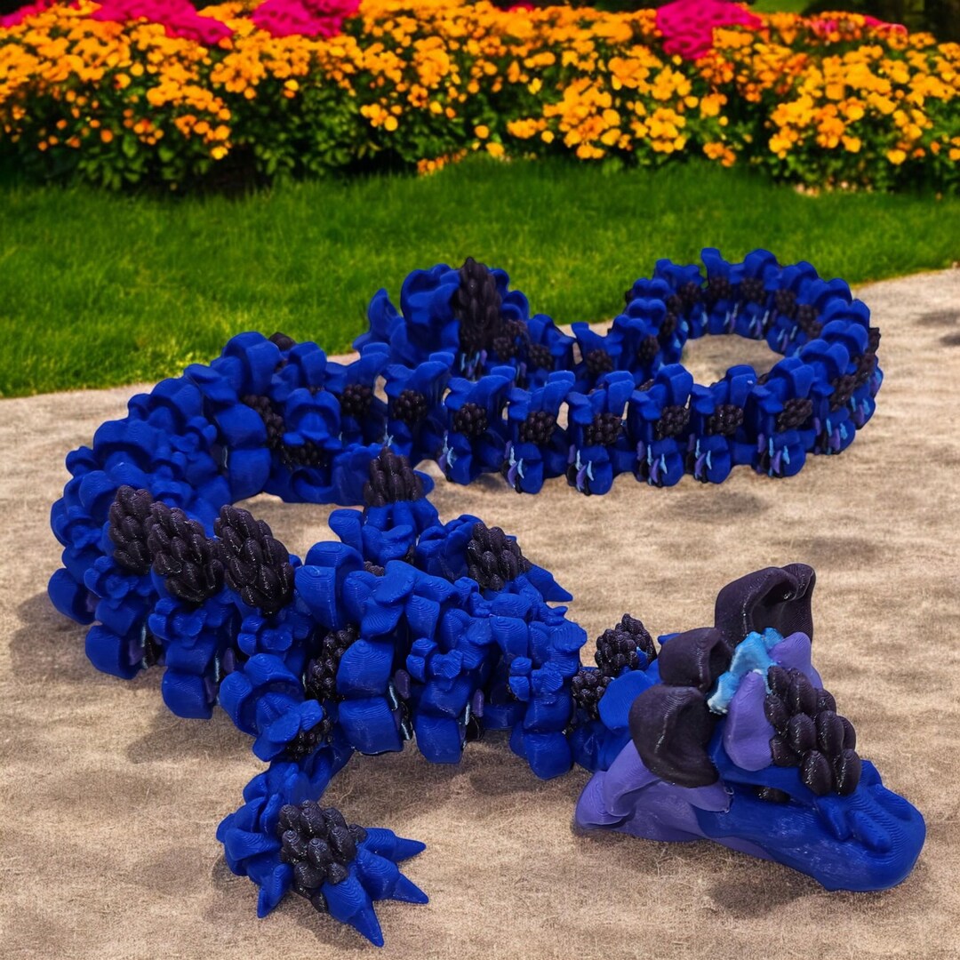 3D Printed Snapdragon Dragon Fidget Toy: 24 Inch Desk Decor - Etsy