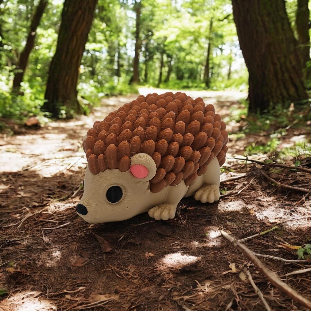 Hedgehog, Fidget Toy, 3D Printed Desk Toy, Multi Color Model, Highly ...