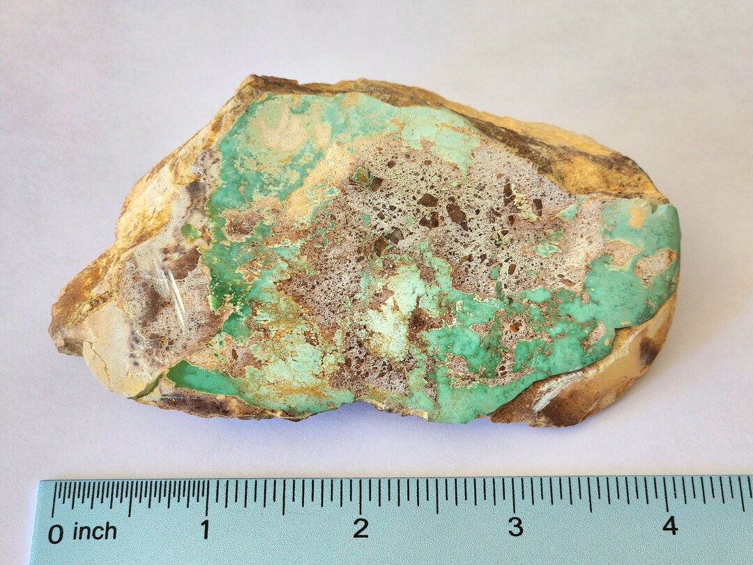 Nevada Turquoise, Polished Turquoise, Raw Turquoise, 6.7 Oz, Host Rock ...