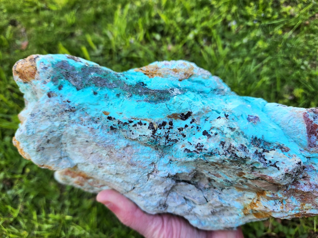 Giant 11+ Lbs Raw Chrysocolla, Rough Chrysocolla Specimen, Mineral ...