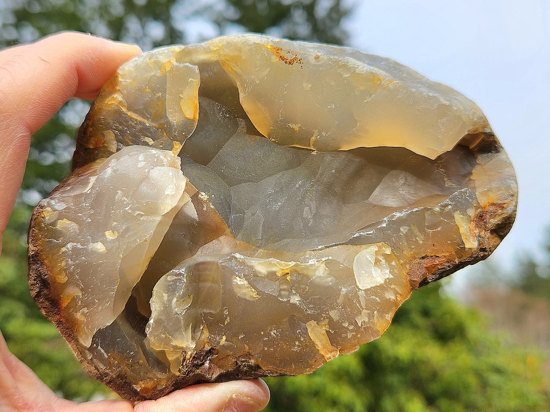 Botryoidal Agate, Oregon Agate With Host Rock, 1 Lb 4 Oz, River Agate ...