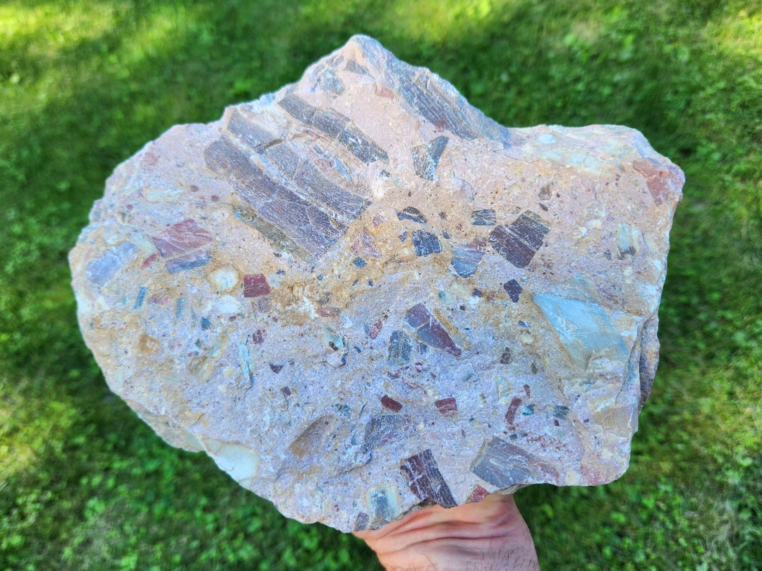 Pudding Stone, Australian Pudding Stone, Conglomerate, Red Jasper ...