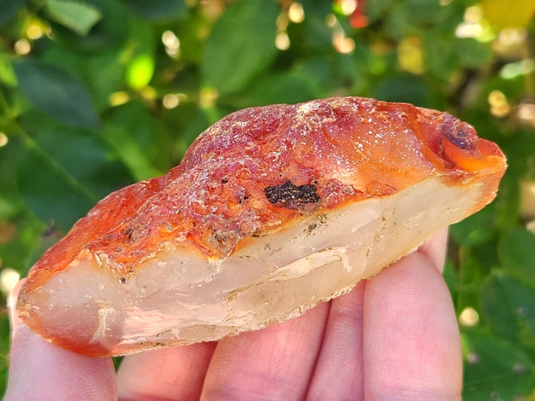 Oregon River Agate, Carnelian Agate, Translucent Agate, 4.3 Oz, Clear ...