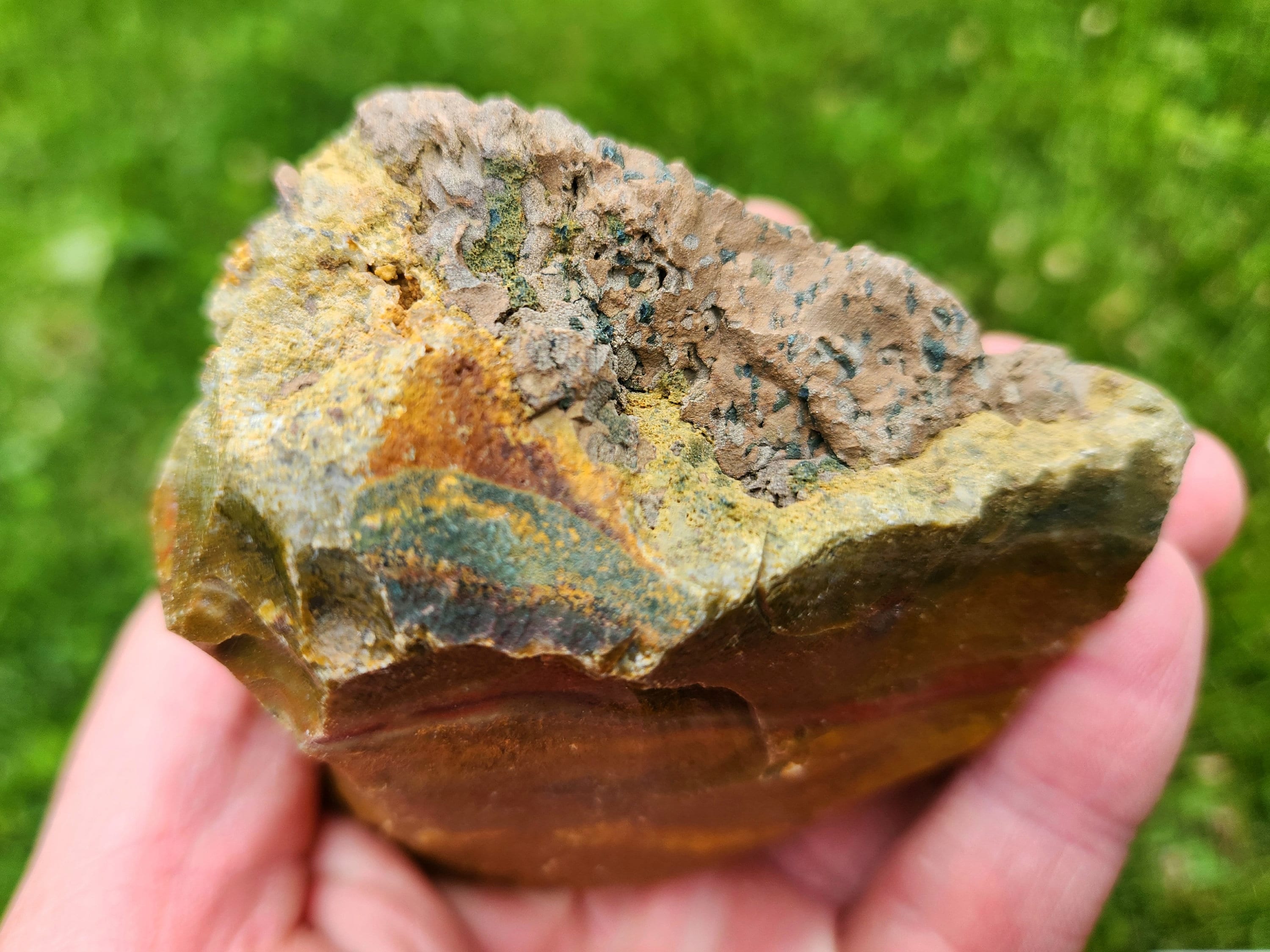 Multicolored Oregon Jasper, Yellow Jasper, Green Jasper, Red Jasper ...