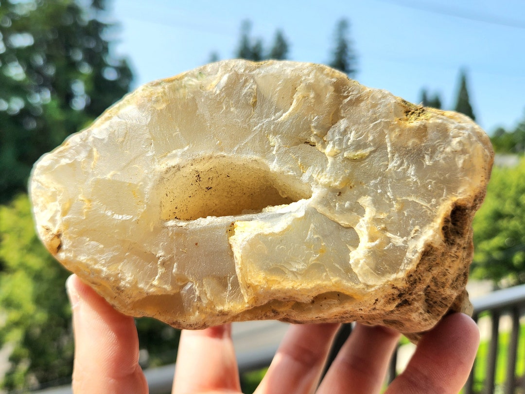Giant Oregon Agate, 2 Lbs & 10 Oz, Geode Agate, Raw Oregon Agate, Geode ...