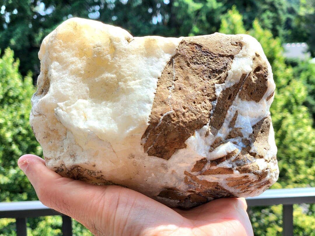 Large Fractured Membrane Agate, Oregon Agate, 3 Lbs 7 Oz, Quartz ...