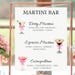 Martini Bar Menu - Etsy