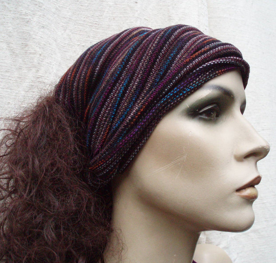 Head Wrap Turban Natural Cotton Fresh Bright Colours Stripe Maxi Size ...