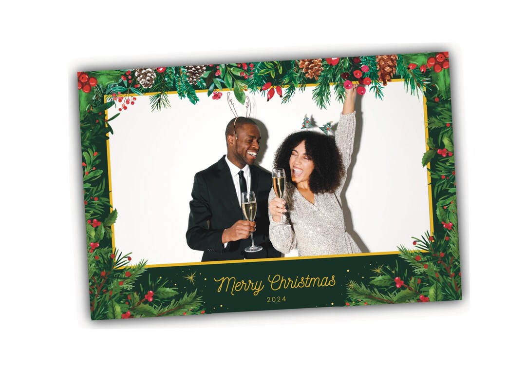 Christmas Template Photobooth Noël Christmas Tree Sapin Photomaton ...